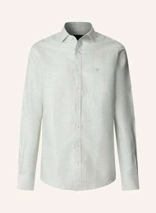 Hackett Freizeithemd Ess Linen Bengal gruen