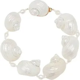 Prada Choker coquillages en argent