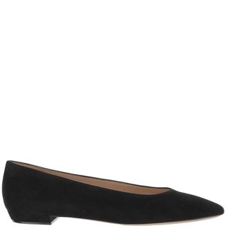 Gianvito Rossi Femme, Chaussures, Noir, Taille: 36 EU Ballerines en daim