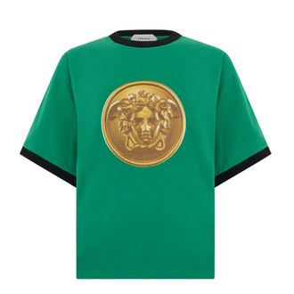 Versace T-Shirts - - Tops - Herren - Gr&uuml;n - M