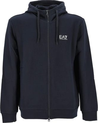 Emporio Armani Emporio Armani Ea7, Homme, Sweatshirts et sweats &agrave; capuche, Noir, Taille: XL Sweat &agrave; Capuche Bleu