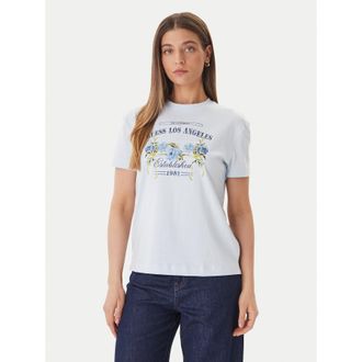 Guess T-Shirt W6GI27 K3160 Blau Regular Fit