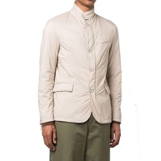 Herno Mens Beige Polyamide Full-Length Jacket Clothing