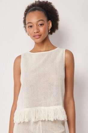 Calzedonia Netzoberteil Wei&szlig;