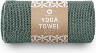 Lotuscrafts Yoga Handtuch Wet Grip - rutschfest & Schnelltrocknend - Antirutsch Yogatuch mit hoher Bodenhaftung - Yogahandtuch ideal f&uuml;r Hot Yoga [183 x 61 cm] (B