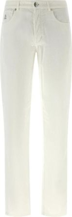 Brunello Cucinelli Italienische Passform Five-Pocket-Hose - - Trousers - Herren - Wei&szlig; - 2XL