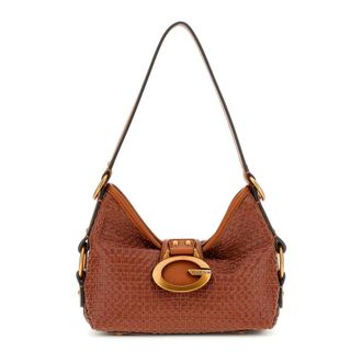 Guess Sac bandouli&egrave;re mini Camden - Femme - Sacs - Brun - Taille: ONE Size