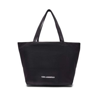 Karl Lagerfeld Femme, Sacs, Noir, Taille: ONE Size Ikon Aquarelle Shopper