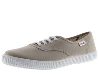 Victoria Plimsoll Unisex 1915 Canvas & Wei&szlig;e Schn&uuml;rsenkel 106613 f&uuml;r Erwachsene BEIGE 37