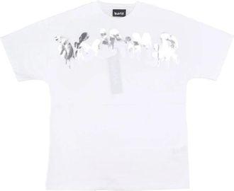 Disclaimer Wei&szlig;es Logo Tee Weiches Baumwoll T-Shirt - - Tops - Damen - Wei&szlig; - M