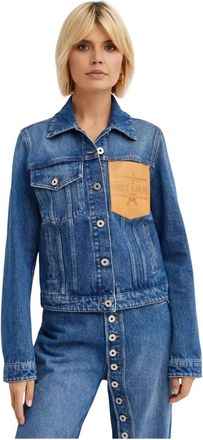 Jean Paul Gaultier Femme, Vestes, Bleu, Taille: 38 FR Veste en jean Denim Haute Jeanerie