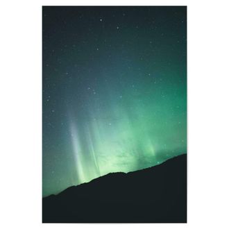 artboxONE Poster 30x20 cm Natur Nordlichter in Norwegen - Bild nordlichter Aurora auroraborealis