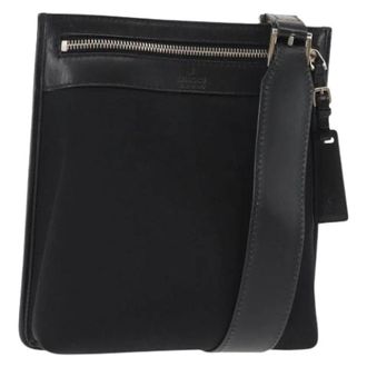 Gucci Pre-owned Canvas Umh&auml;ngetasche - - Pre-owned - Damen - Schwarzk - ONE SIZE