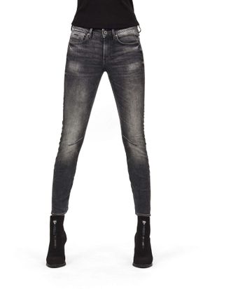 G-Star Damen Arc 3D Mid Waist Skinny Jeans, Grau (Vintage Basalt D05477-A634-B168), 25W / 34L