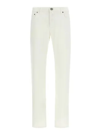 Jacob Cohen Jean Droit - Blanc