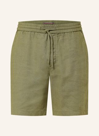 Tommy Hilfiger Leinenshorts Dover Regular Fit gruen