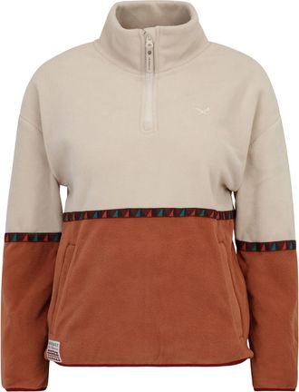 Iriedaily Damen Troyer HOLINA Fleece recyceltes Material Regular Fit Cedar Wood