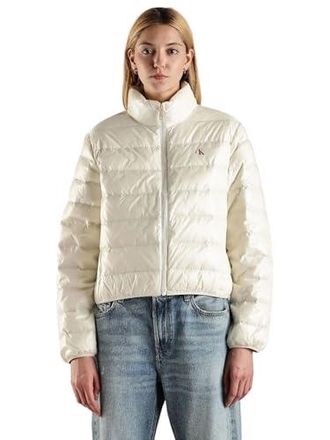 Calvin Klein Veste Matelassée Femme Down Shine Brillante, Ivoire (Ivory), M