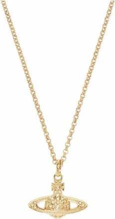 Vivienne Westwood Femme, Accessoires, Jaune, Taille: ONE Size Mini Bas Relief Orb Necklace