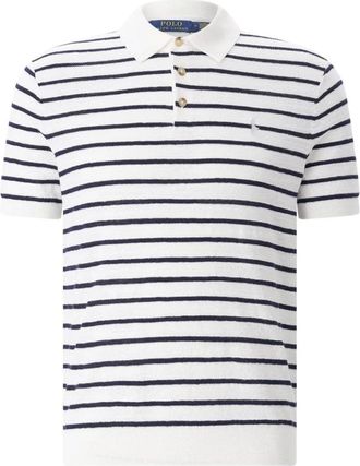 Polo Ralph Lauren Homme, Pulls, Blanc, Taille: L Maille ras du cou