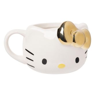 Silver Buffalo Sanrio Hello Kitty Galvanisierte Keramiktasse in 3D-Form, 590 ml