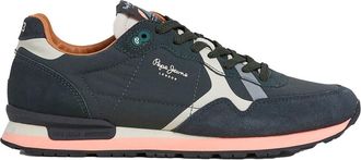 Pepe Jeans London Herren Brit Prints M Sneak, Black, 39 EU