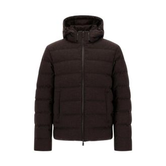 Herno Doudoune en laine technique - Homme - Vestes - Brun - Taille: 3XL