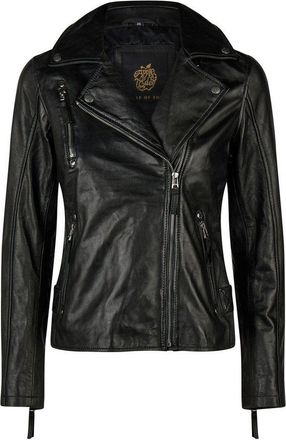 Apple of Eden Lederjacke taillierte Schnittform