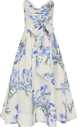Rebecca Vallance Femme, Robes, Multicolore, Taille: 38 FR Robe mi-longue bustier Ingrid
