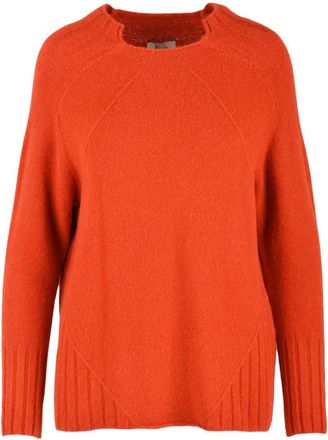 Dixie Femme, Pulls, Orange, Taille: 38 FR Maille ras du cou