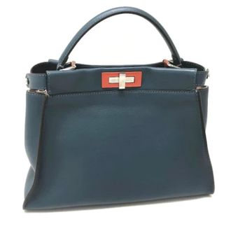 Fendi Pre-owned Cuir sacs-fendi - Femme - Pre-owned - Bleu - Taille: ONE Size