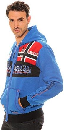 Geographical Norway Sweat Homme Flyer Bleu-Taille - XL
