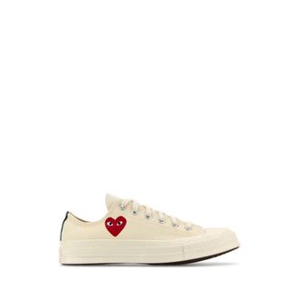 Comme Des Gar&ccedil;ons Small Red Heart Low Top Sneakers - - Shoes - Damen - Wei&szlig; - 38 EU