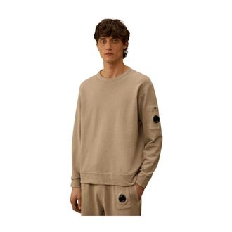C.P. Company C.p. Company, Homme, Sweatshirts et sweats &agrave; capuche, Beige, Taille: XL Crewneck SweaT-shirt