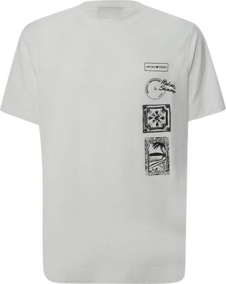 Emporio Armani Homme, Tops, Blanc, Taille: XL Emporio Armani T-shirts et Polos Blanc