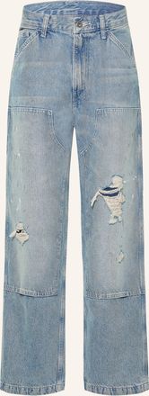 Levi's Destroyed Jeans 568 Loose Fit blau