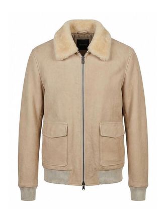 Barba Lederjacke - Beige