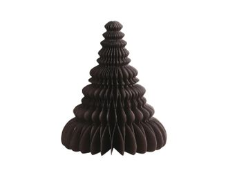 Chic Antique Weihnachtsbaum Aufsteller aus Papier versch. Farben und Gr&ouml;&szlig;en Christbaum Dekobaum Faltbar (H 15 x &Oslash; 12,5 cm, Chocolate)