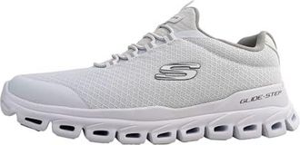 Skechers Homme Glide-Step Chaussures, Blanc, 43 EU