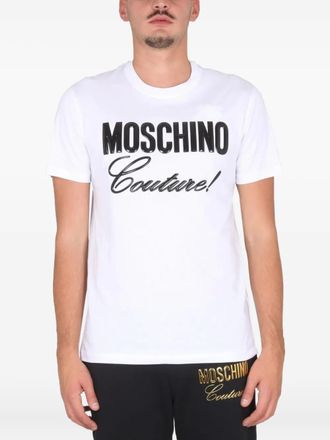 Moschino t-shirt &agrave; logo - Blanc