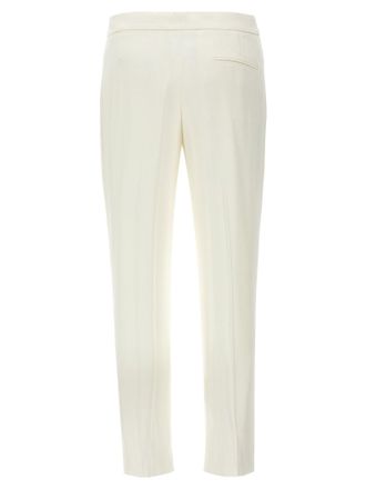 Alexander McQueen Crepe Trousers - Cream