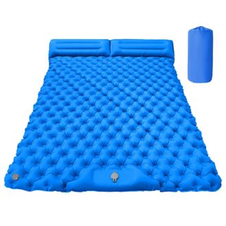 Generic Aufblasbare Schlafmatte: Doppelreisematratze, Fu&szlig;bett f&uuml;r den Au&szlig;enbereich, kompaktes Wanderkissen f&uuml;r Trekking- und Rucksackreisen, Auto-Abenteuer
