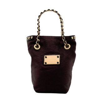 Louis Vuitton Pre-owned Embossed Leather Bucket Bag - - Pre-owned - Damen - Lila - ONE SIZE