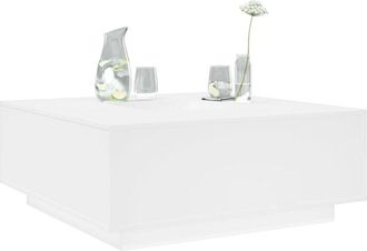 vidaXL Couchtisch Weiß 100x100x40 cm Holzwerkstoff - Vidaxl