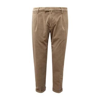 BRIGLIA 1949 Schmale Samthose Made in Italy - - Trousers - Herren - Beige - S