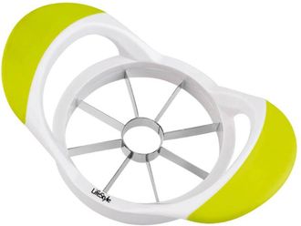 LifeStyle Apfelschneider und Entkerner, ABS und Edelstahl, Weiß und Grün, Kunststoff