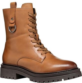 Geox Femme D Iridea H Bottes de Cheville, Cognac, 34.5 EU