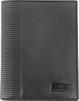 David William Coulter - Portefeuille junior 2 volets en cuir de vachette gras Taille Unique