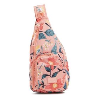 Vera Bradley Ripstop Mini sac &agrave; dos &agrave; bandouli&egrave;re, Paradise Bright Coral, Taille unique