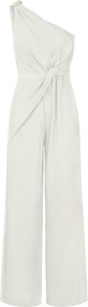 Apart Fashion APART One-Shoulder Jerseyoverall mit Drapierung, creme, 36